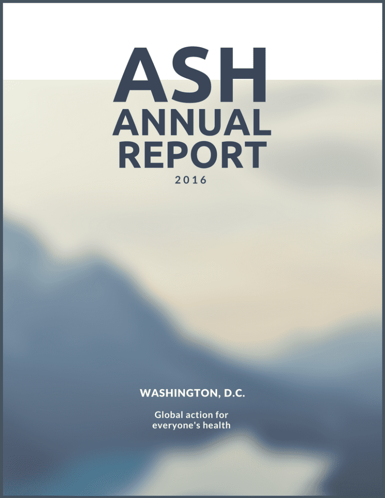 Annual Reports – ASH > Action on Smoking & Health