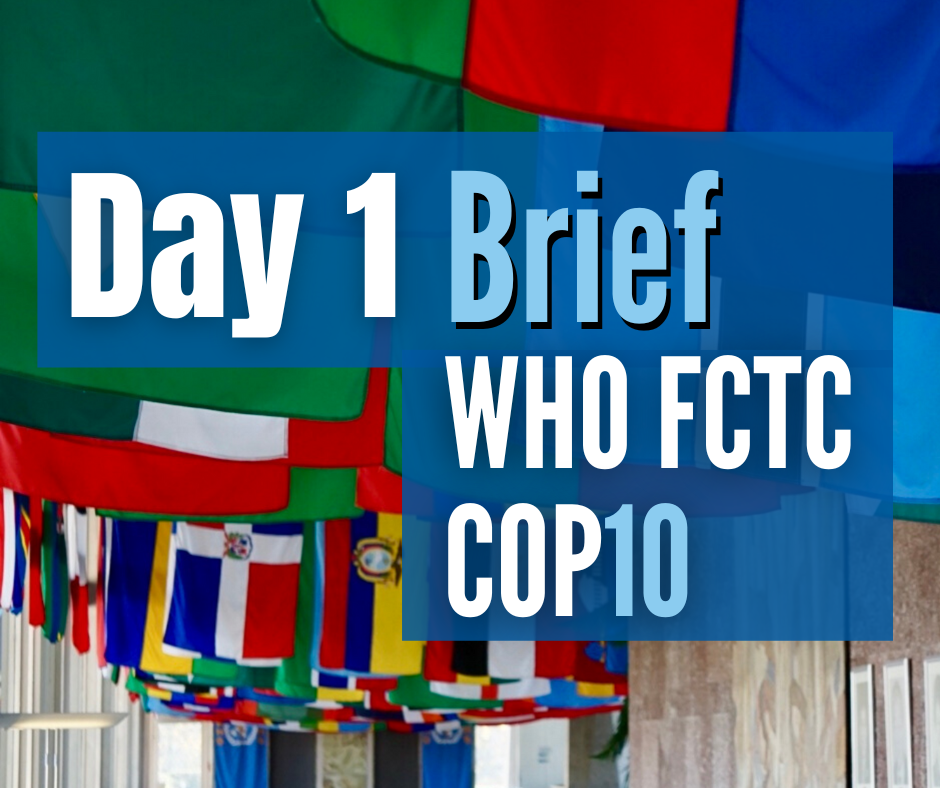 COP10 Day 1: WHO Tobacco Treaty Negotiations – ASH > Action on Smoking ...